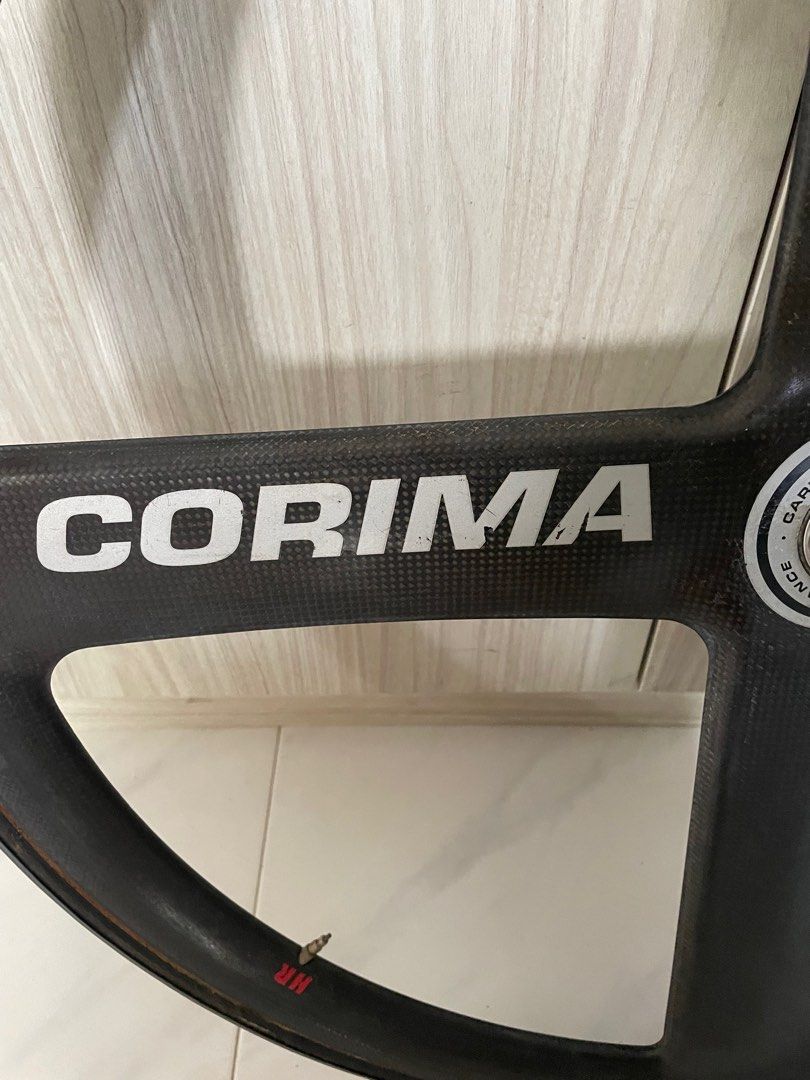 Corima 4 spoke carbon wheel (Rear), Sports Equipment, Bicycles & Parts ...