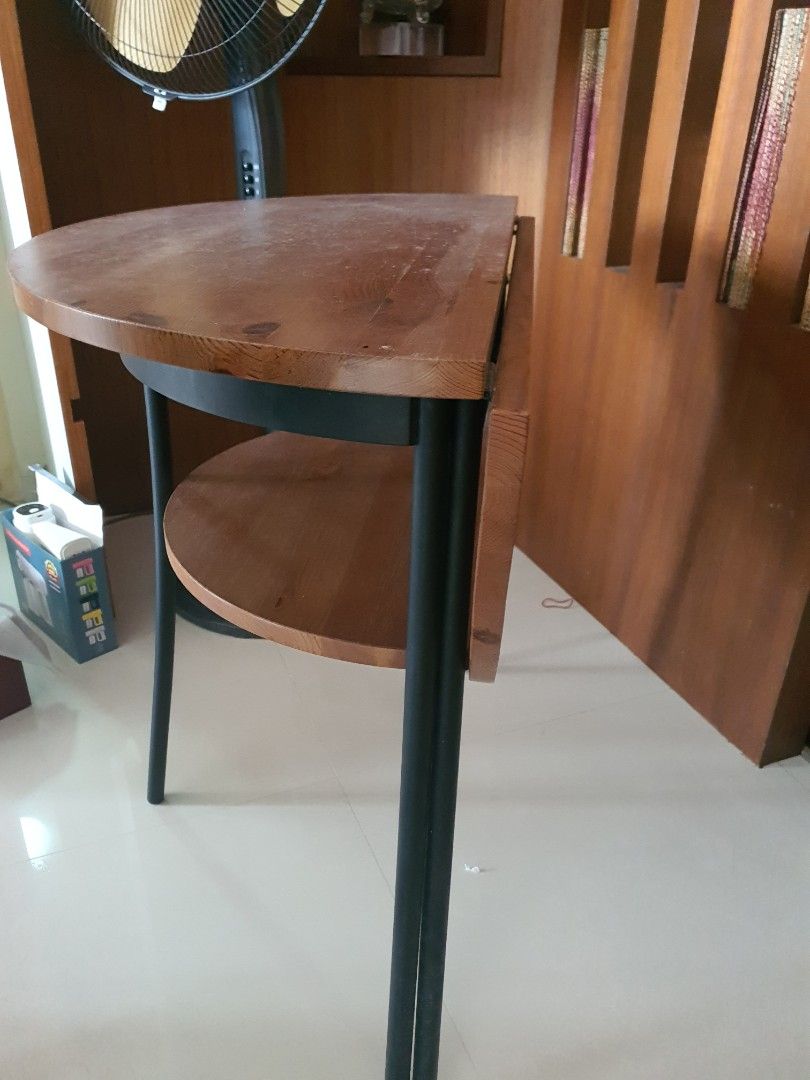 Corner semi circle table, Furniture & Home Living, Furniture, Tables ...