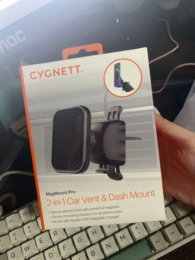 Cygnett 2-in-1 car vent dash mount, Mobile Phones & Gadgets, Mobile & Gadget Accessories, Mounts ...