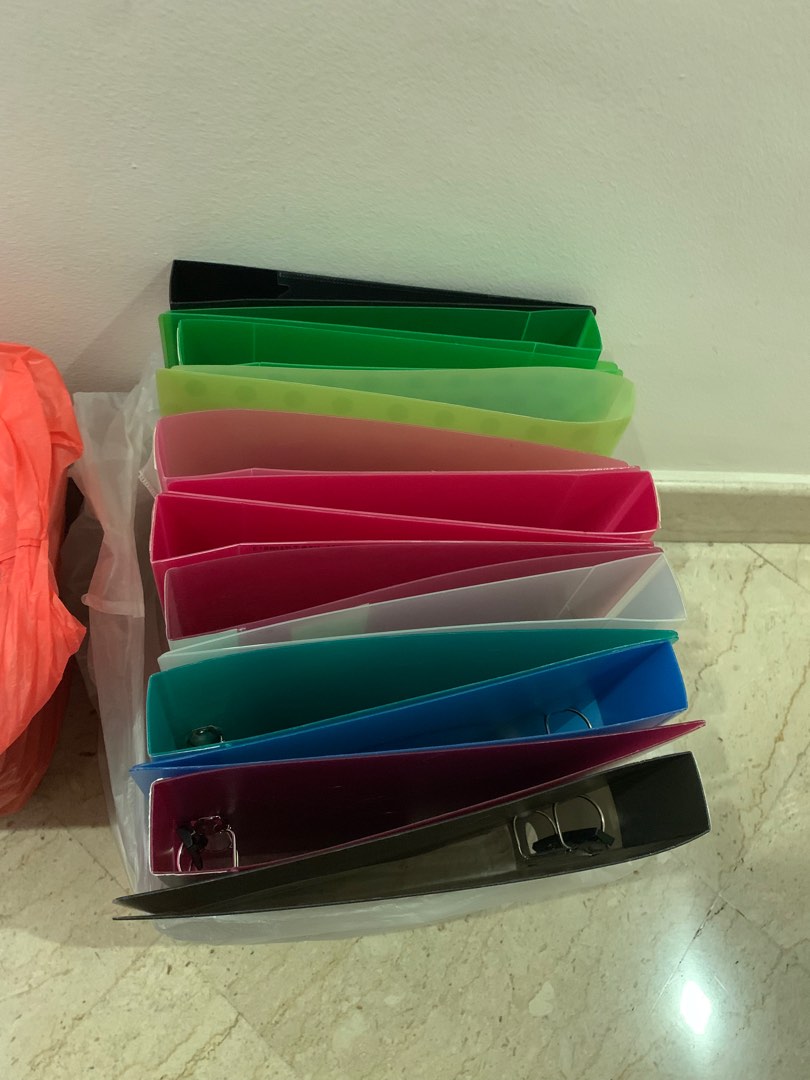 D Ring Files (A4 size) $2 each, Hobbies & Toys, Stationery & Craft ...