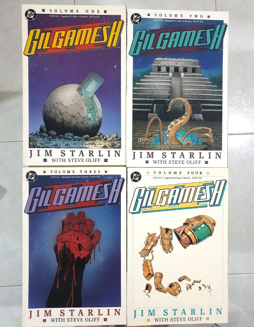 DC Comics Gilgamesh II Complete 4 Issue Mini-Series, Hobbies & Toys ...