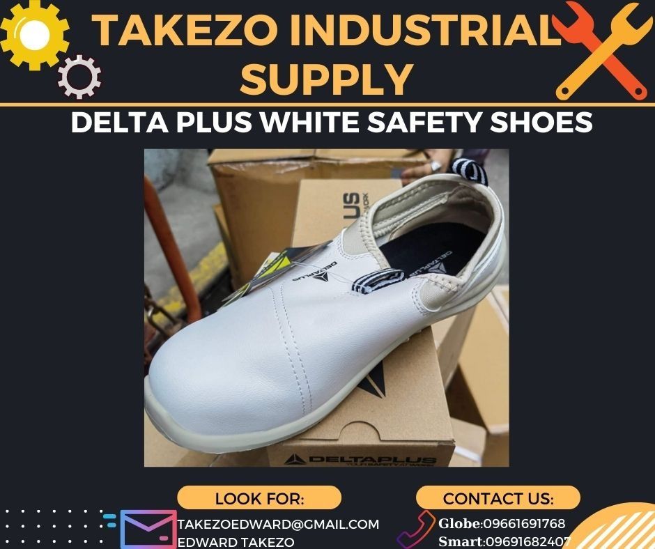 Delta Plus White Safety Shoes, Commercial & Industrial, Industrial ...
