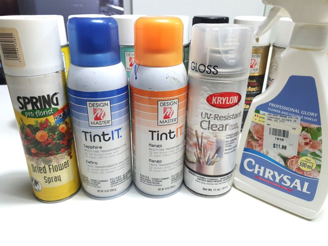 Design Master Floral coloured spray, Hobbies & Toys, Stationery & Craft ...