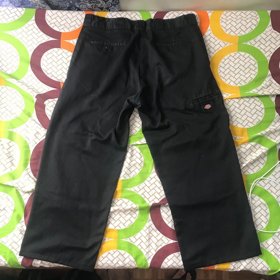 Dickies Double Knee Pants Black, Men's Fashion, Bottoms, Trousers on Carousell
