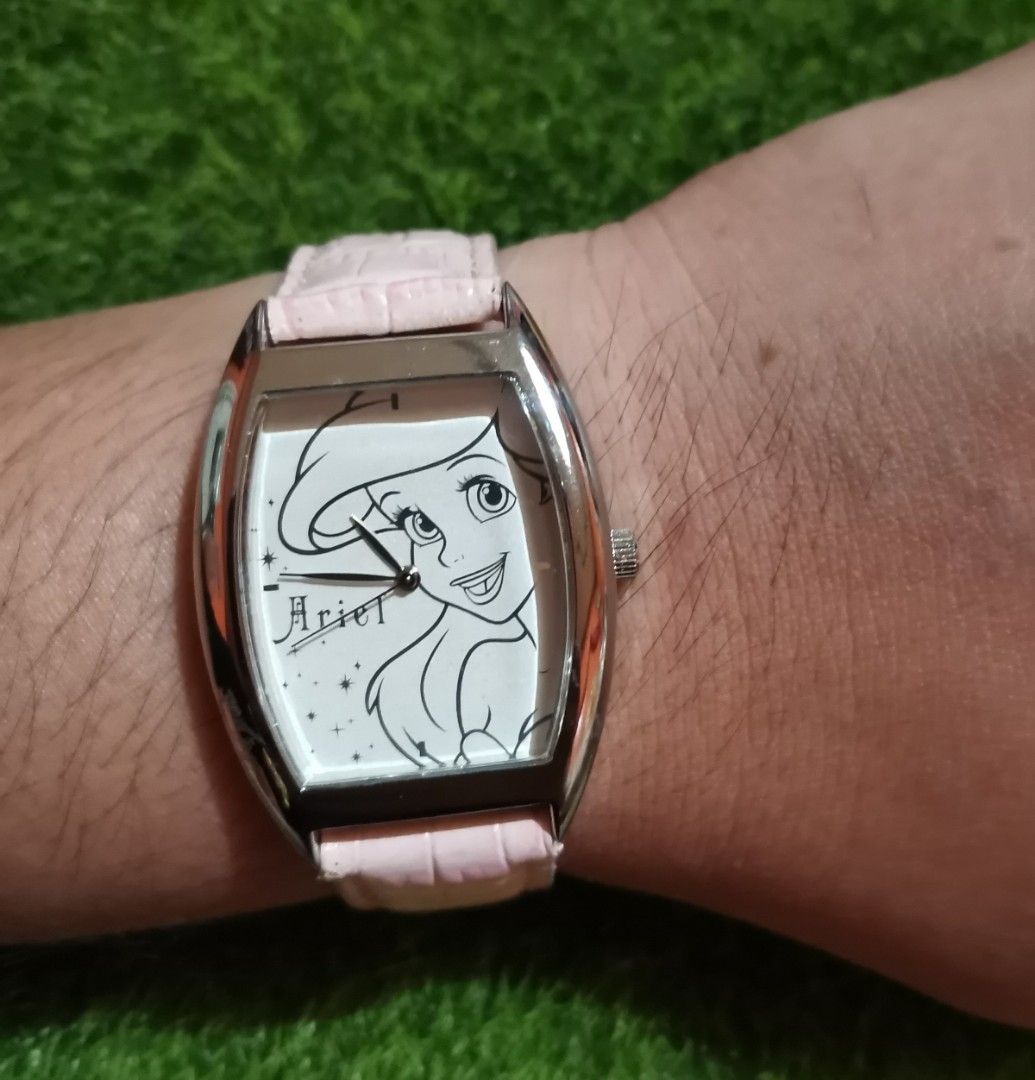 DISNEY SEGA LITTLE MERMAID ARIEL QUARTZ WATCH JAPAN, Women's Fashion ...