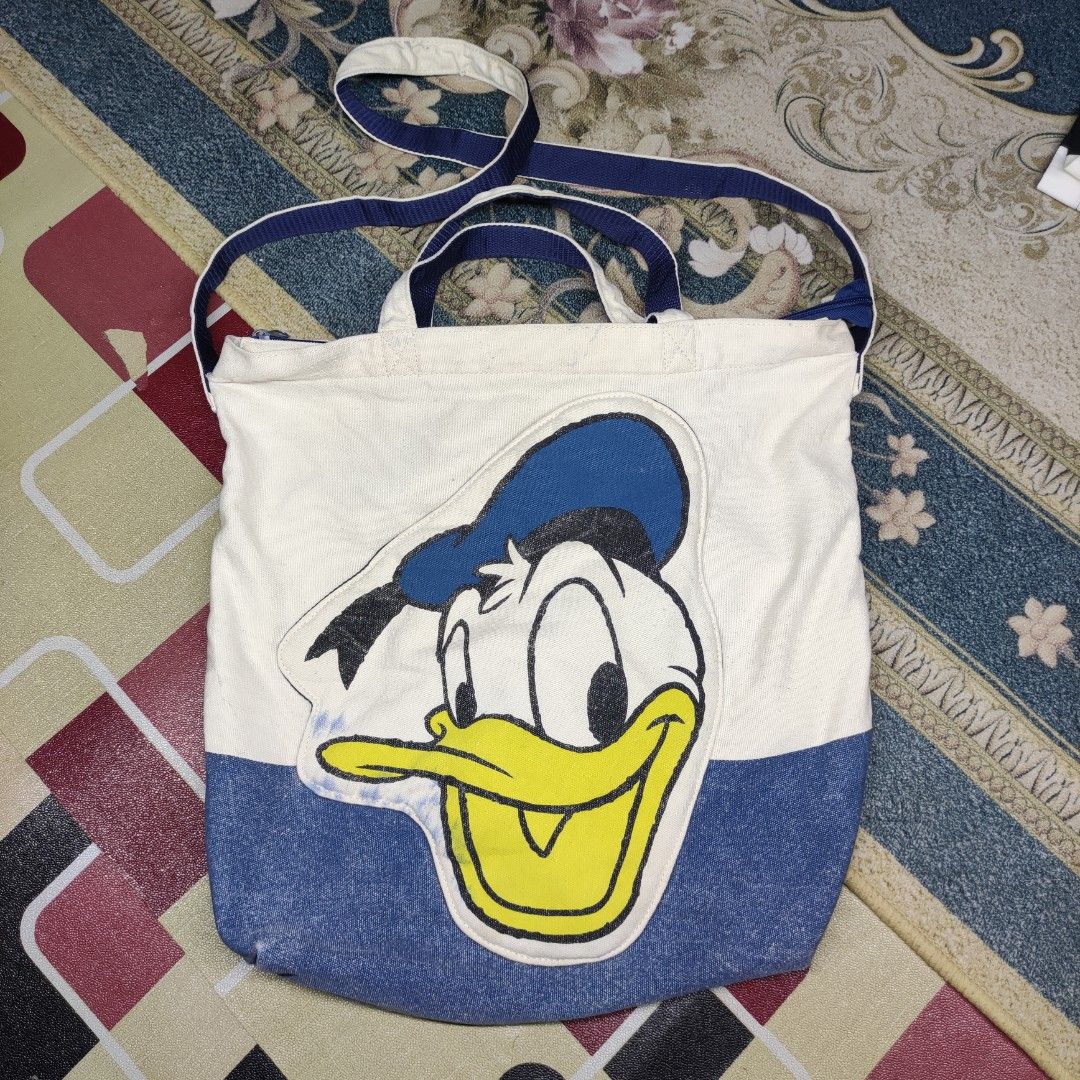 donald duck tote bag, Men's Fashion, Bags, Sling Bags on Carousell