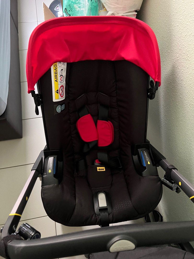 Doona + car seat stroller red, Babies & Kids, Going Out, Car Seats on ...