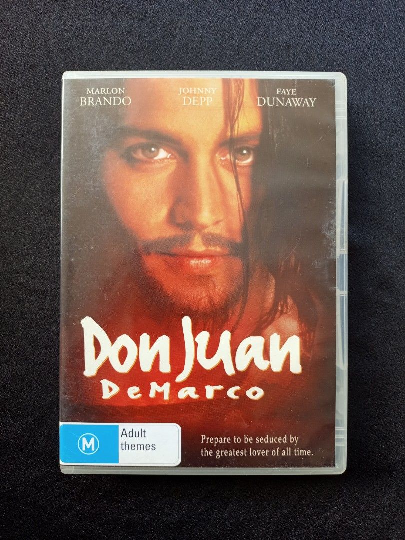 DVD Don Juan DeMarco, Hobbies & Toys, Music & Media, CDs & DVDs on ...