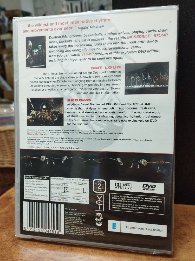 (DVD) Stomp Out Loud, Hobbies & Toys, Music & Media, CDs & DVDs on ...