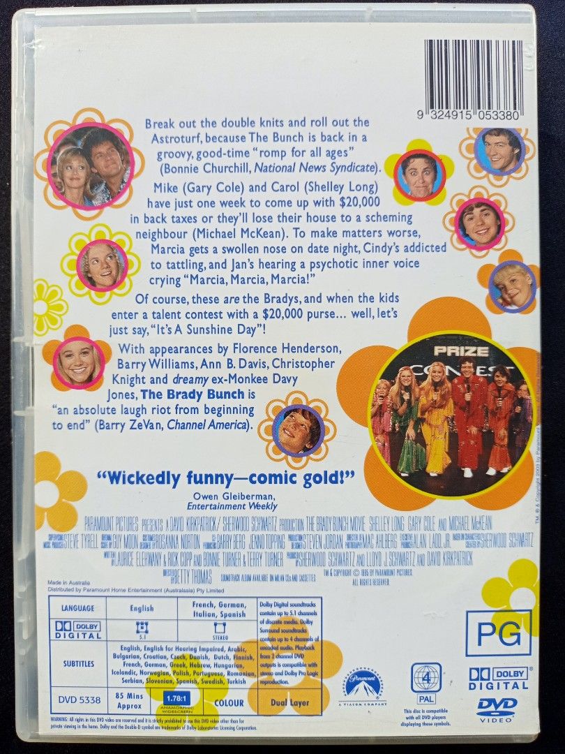 DVD The Brady Bunch Movie, Hobbies & Toys, Music & Media, CDs & DVDs on ...