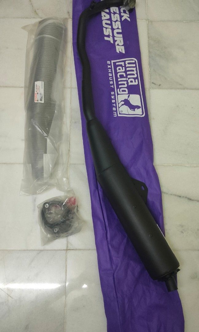 Ekzos Uma Back pressure 28mm Y15 Ysuku Exhaust, Motorbikes on Carousell