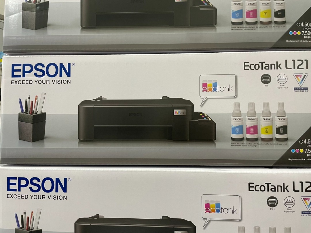 Epson EcoTank L121 A4 Ink Tank Printer, Computers & Tech, Printers ...