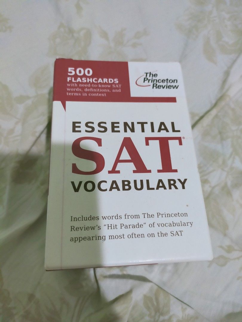Essential SAT Vocabulary Princeton Review, Hobbies & Toys, Books ...