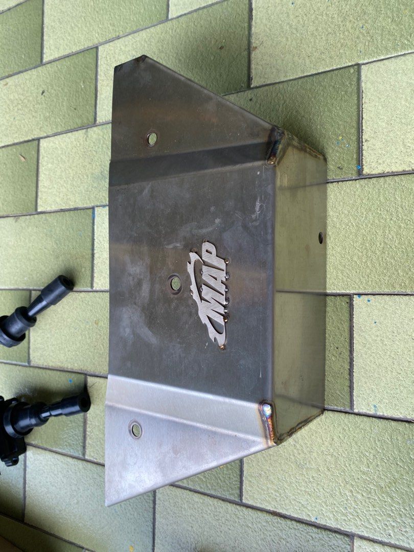 Evo 9 MAP exhaust manifold cover heat shield, Car Accessories ...