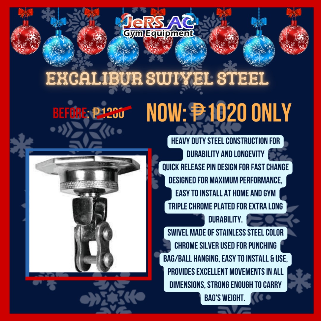 Excalibur Swivel Steel, Sports Equipment, Exercise & Fitness, Cardio ...