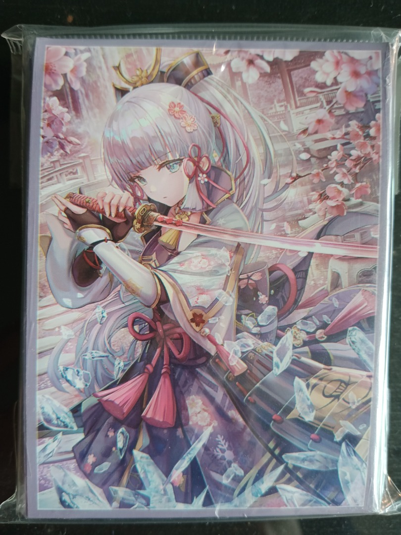 [Free Delivery] Genshin Impact Kamisato Ayaka TCG Card Sleeves MTG ...