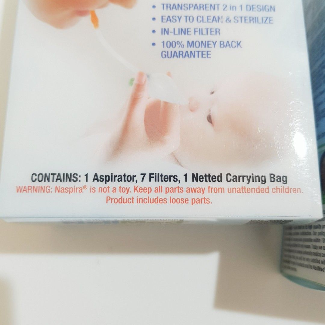 NeilMed Naspira Baby Infant Nasal Suction bulb - Oral Aspirator ...