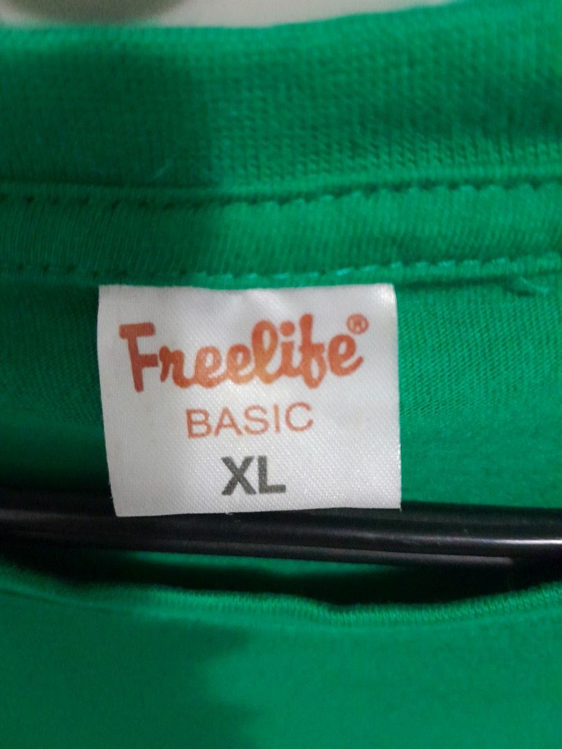 FreeLife Green Top, Men's Fashion, Tops & Sets, Tshirts & Polo Shirts ...
