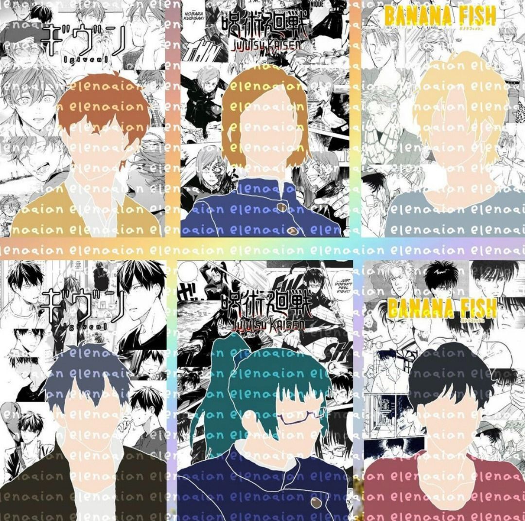 fruit basket, jujutsu kaisen, banana fish, given, wotakoi, yuri on ice ...
