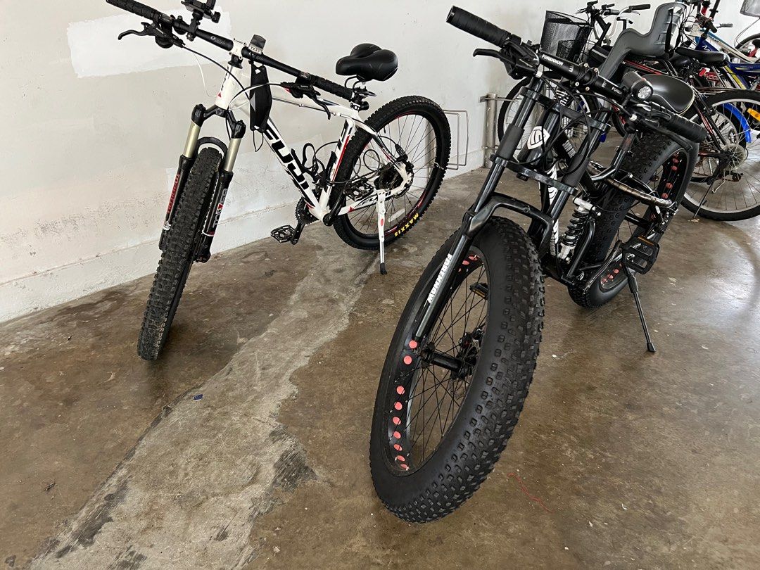 Fuji Mountain Bike 29er and Foreknow Fat bike. Price is SGD 500 for ...