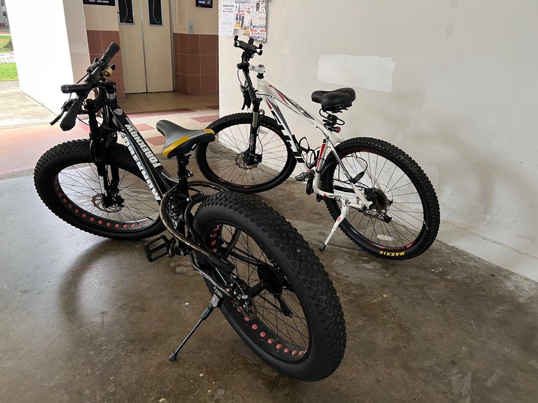 Fuji Mountain Bike 29er and Foreknow Fat bike. Price is SGD 500 for ...
