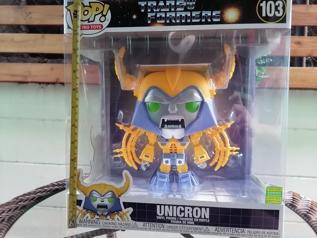 Funko Pop! Retro Toys 2022 Summer Convention Exclusive Unicron, Hobbies ...