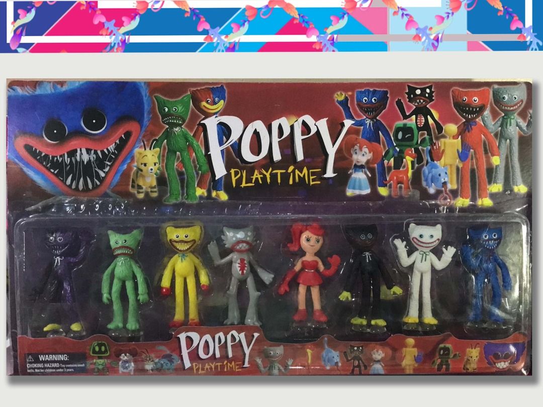 Gift Idea: 8 pcs Poppy Playtime Action Figure Huggy Wuggy/Cake Toppers ...