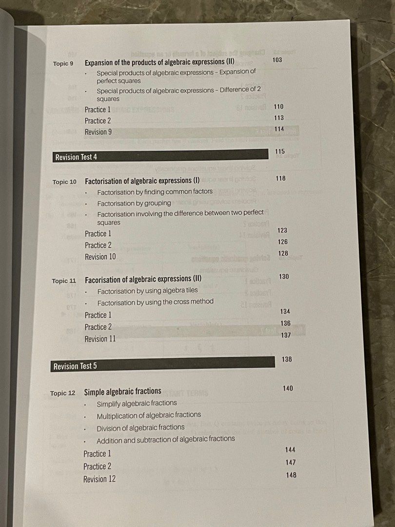 (GLM) Understanding Algebra - Lower Secondary Mathematics, Hobbies ...