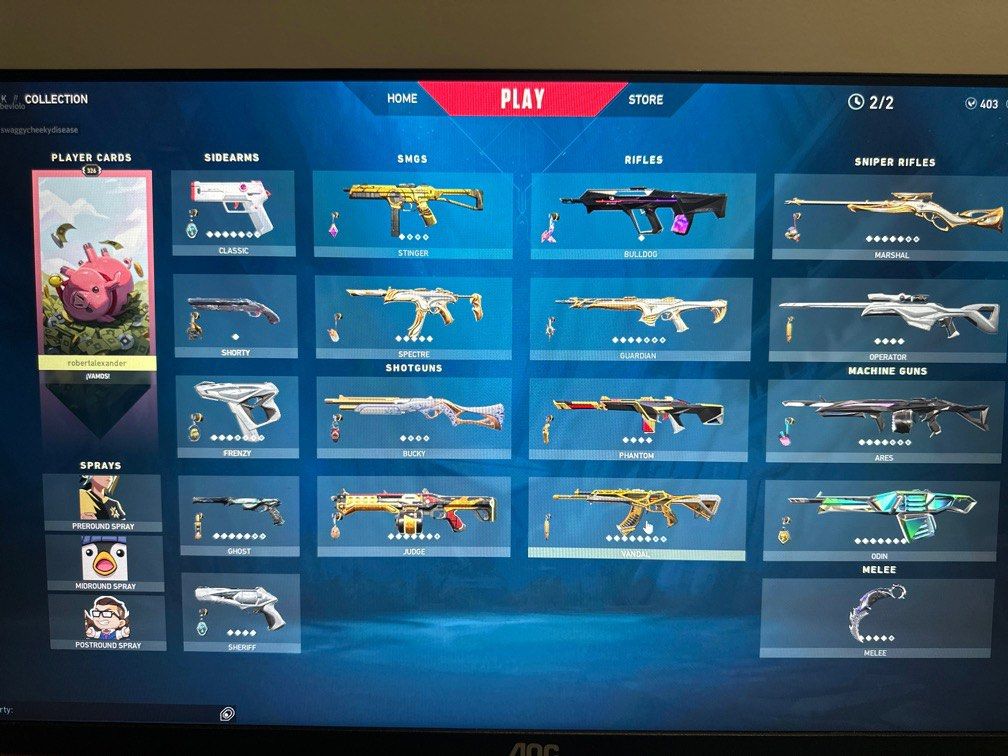 GOLD 3 VALORANT STACKED ACCOUNT, Video Gaming, Gaming Accessories, In ...