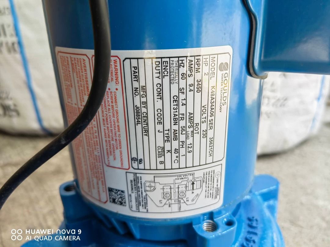 GOULDS Deep Well Pump 2HP (with Ejector & Adapter), Commercial ...