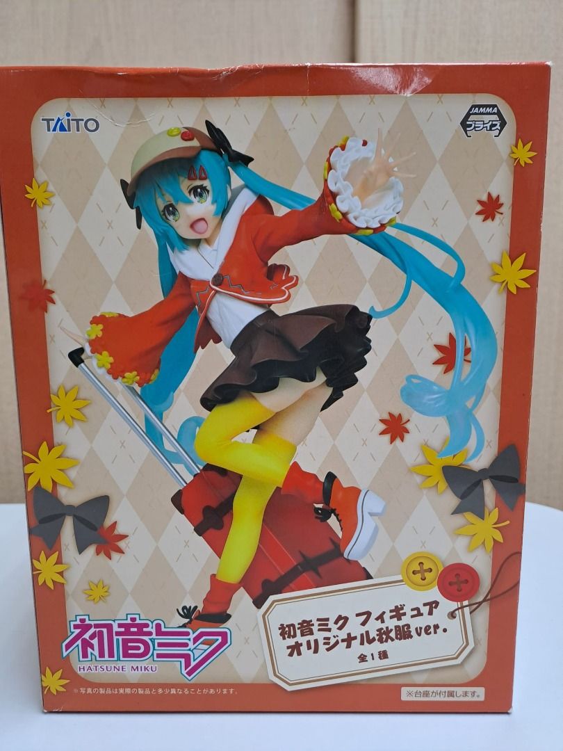 Hatsune Miku - Figure Original Fall Uniform Ver, 興趣及遊戲, 玩具 & 遊戲類 ...