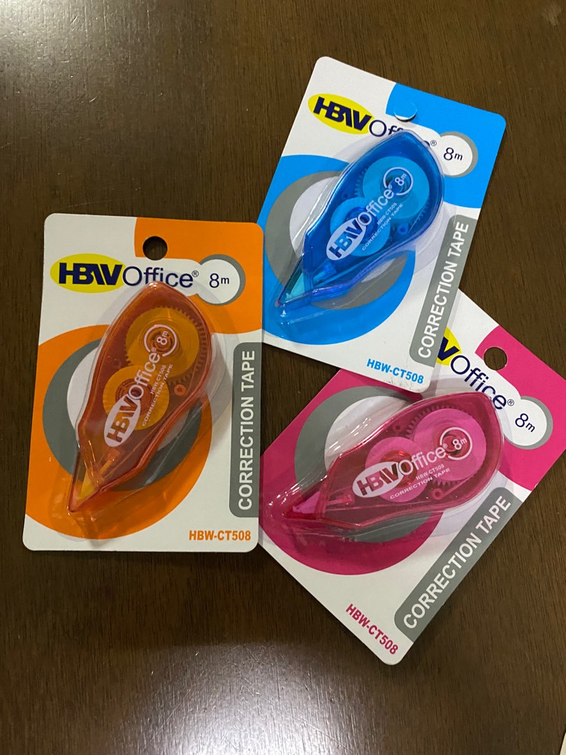HBW correction tape, Hobbies & Toys, Stationary & Craft, Stationery ...