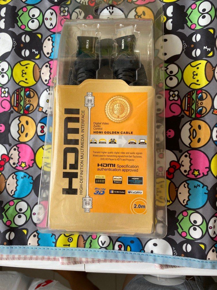 HDMI Golden Cable, Computers & Tech, Parts & Accessories, Cables ...