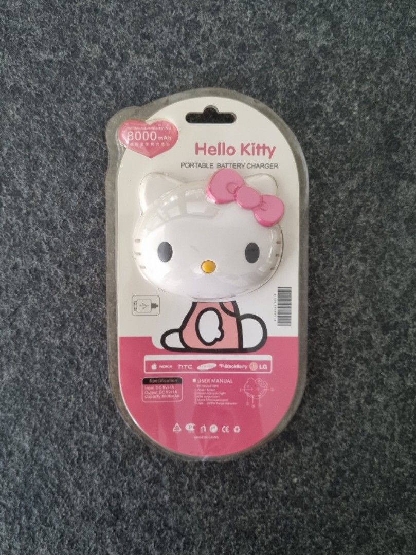 Hello Kitty Portable Charger, Mobile Phones & Gadgets, Other Gadgets on ...