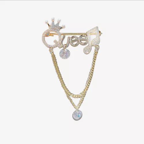 Hijab safety pin brooch pins queen angel plain black, Announcements on ...