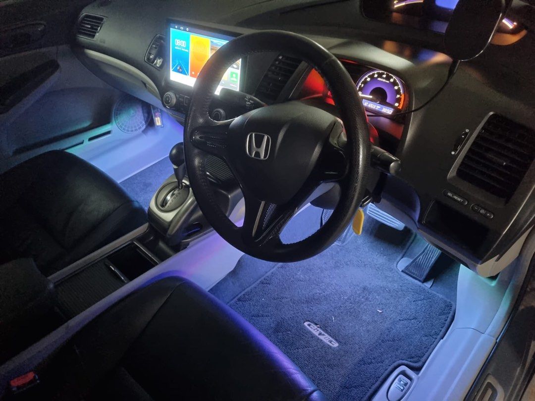 Honda Civic FD RGB Car Leg Room Lights, Car Accessories, Accessories on ...