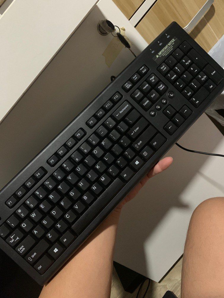 HP usb wired keyboard (PR-1101U), Computers & Tech, Parts & Accessories, Computer Keyboard on ...