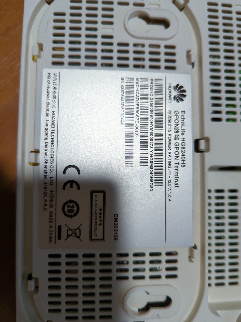 Huawei M1 GPON ONT Terminal, Computers & Tech, Parts & Accessories ...