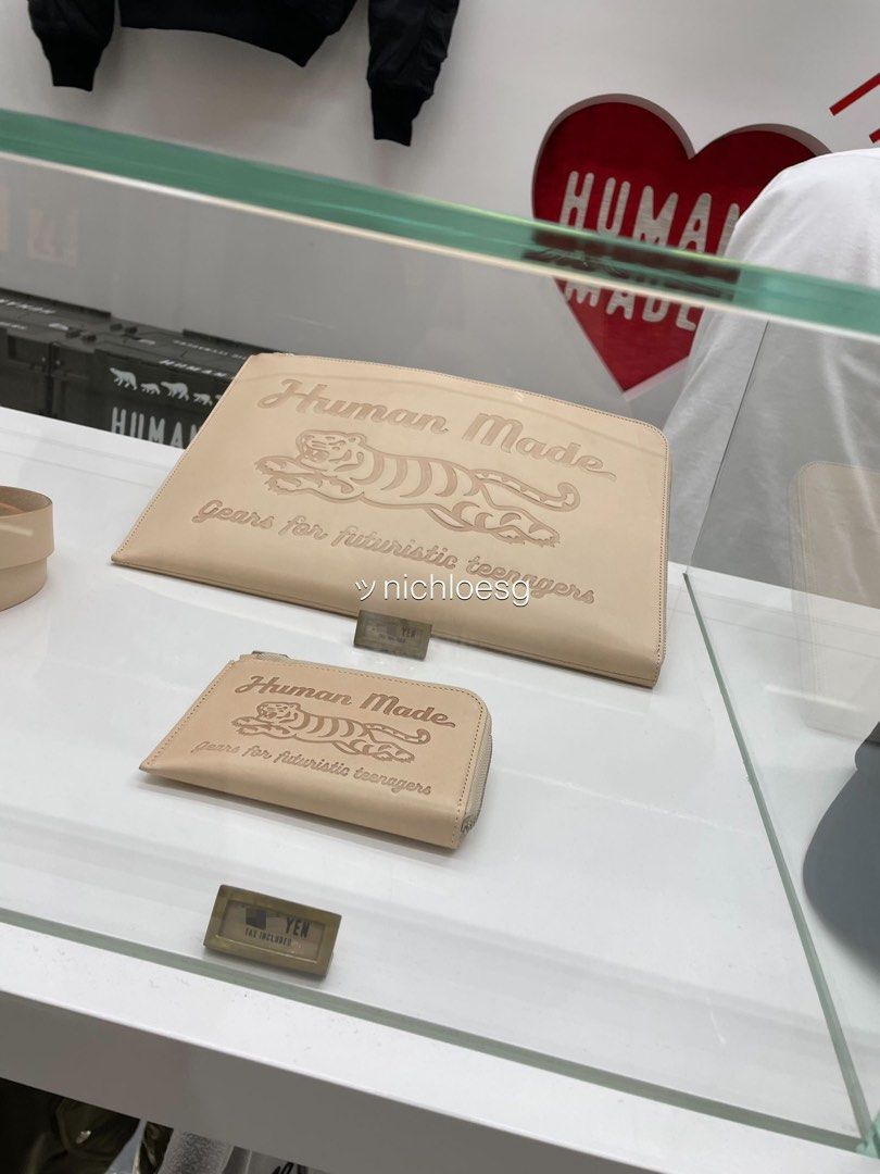 HUMAN MADE LEATHER CLUTCH BAG, Men's Fashion, Bags, Belt bags, Clutches ...