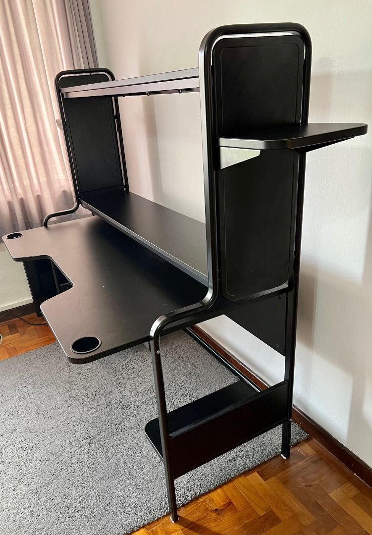 IKEA Gaming Desk with V.Hive Gamers Chair, Furniture & Home Living ...