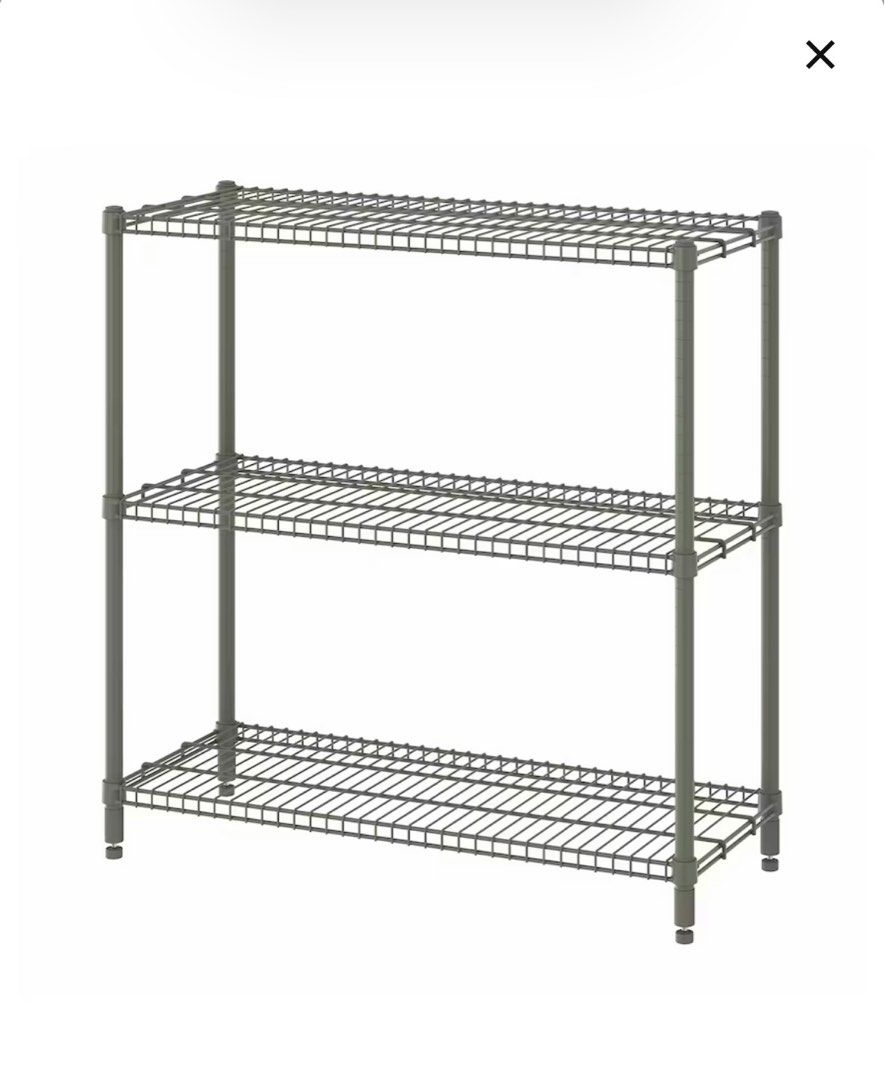 Ikea Omar wire shelving unit, Furniture & Home Living, Furniture ...