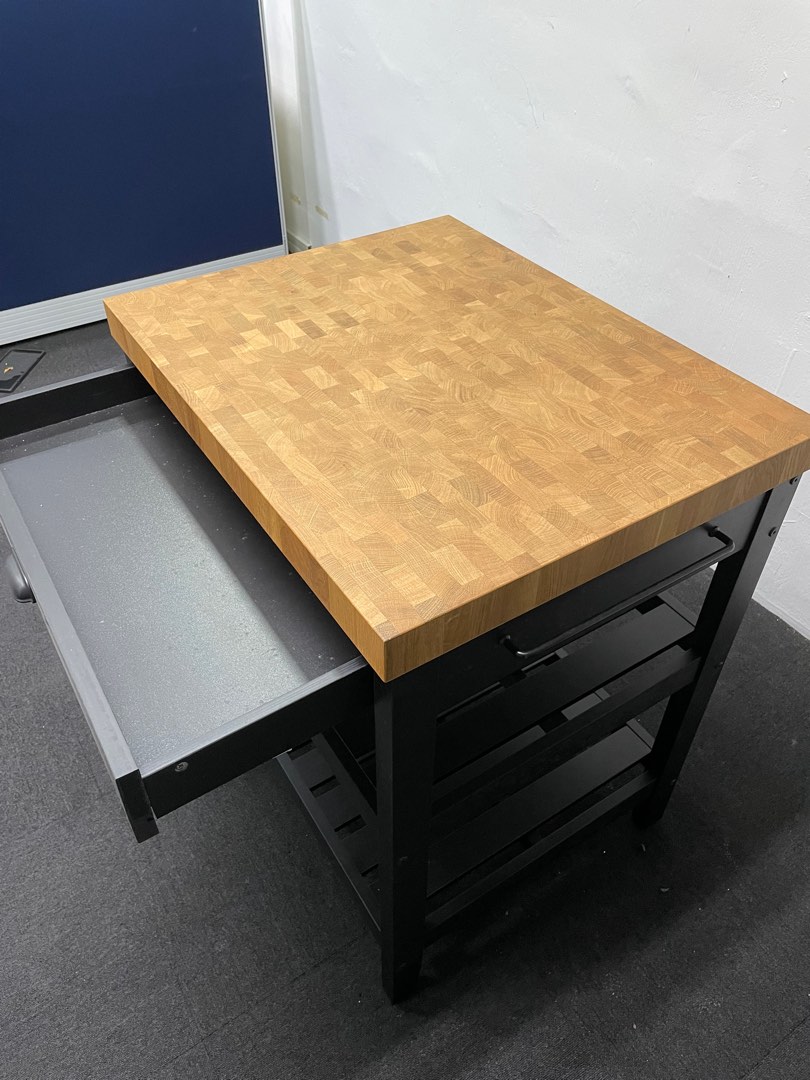 Ikea Vadholma Kitchen Island, Furniture & Home Living, Furniture ...