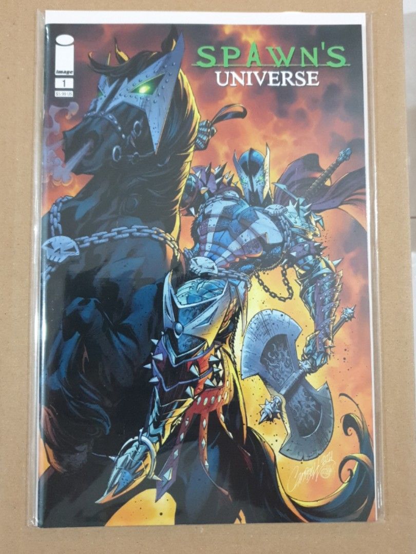 Image Comics Spawn's Universe 1 Bill Campbell Variant, Hobbies & Toys, Books & Magazines, Comics ...