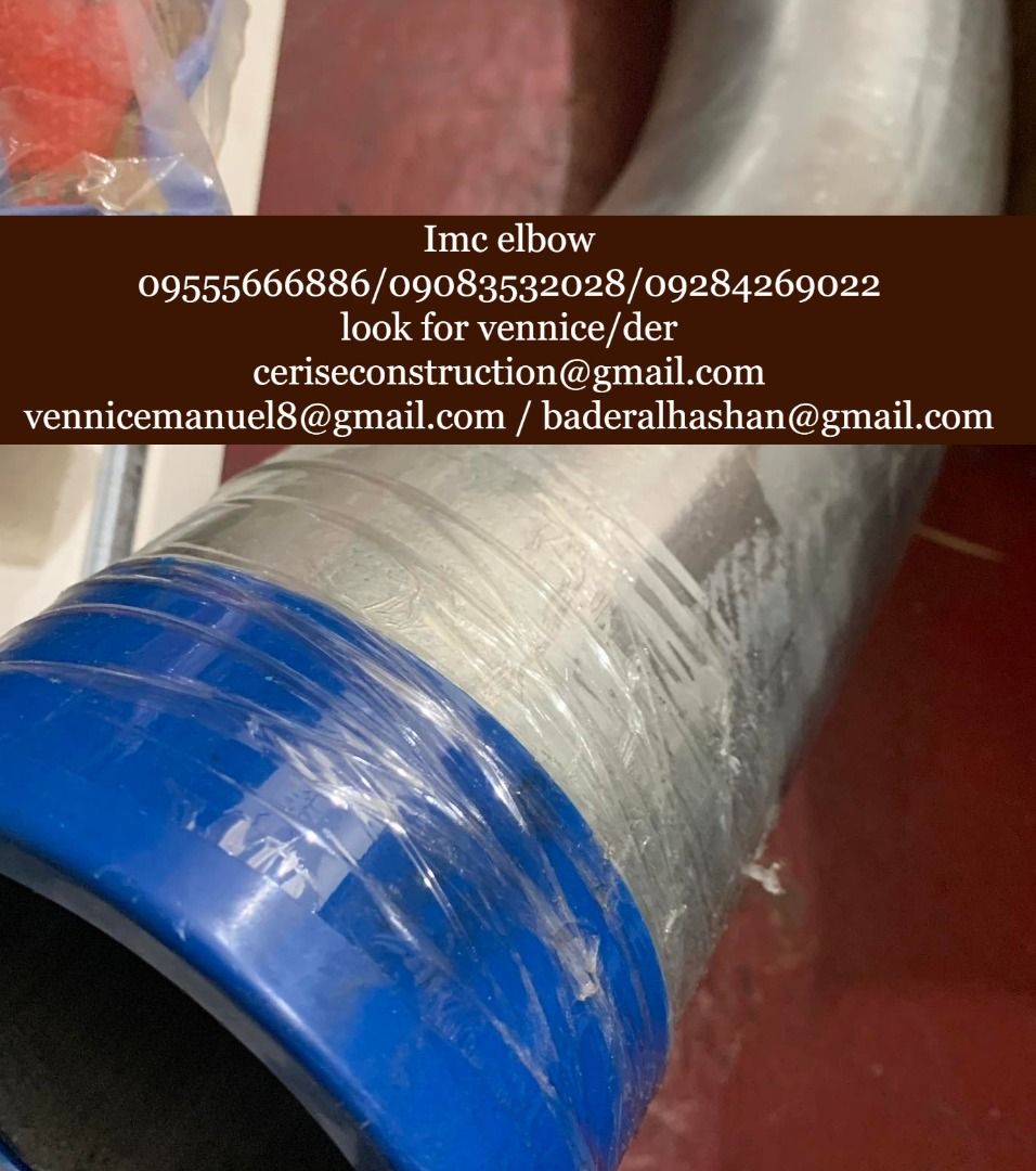 Imc Elbow, Commercial & Industrial, Industrial Equipment on Carousell
