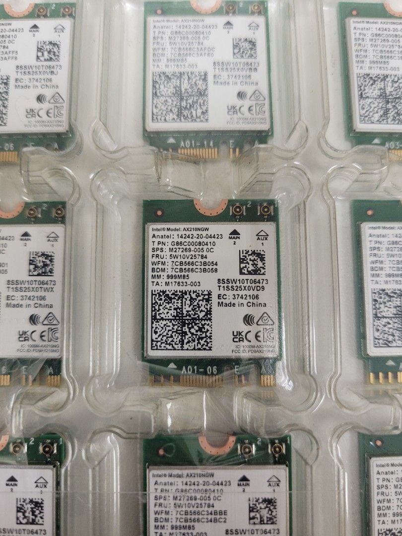 Lenovo ThinkPad Wifi Upgrade - Intel AX210 Wifi 6E + Bluetooth M.2 Kit ...