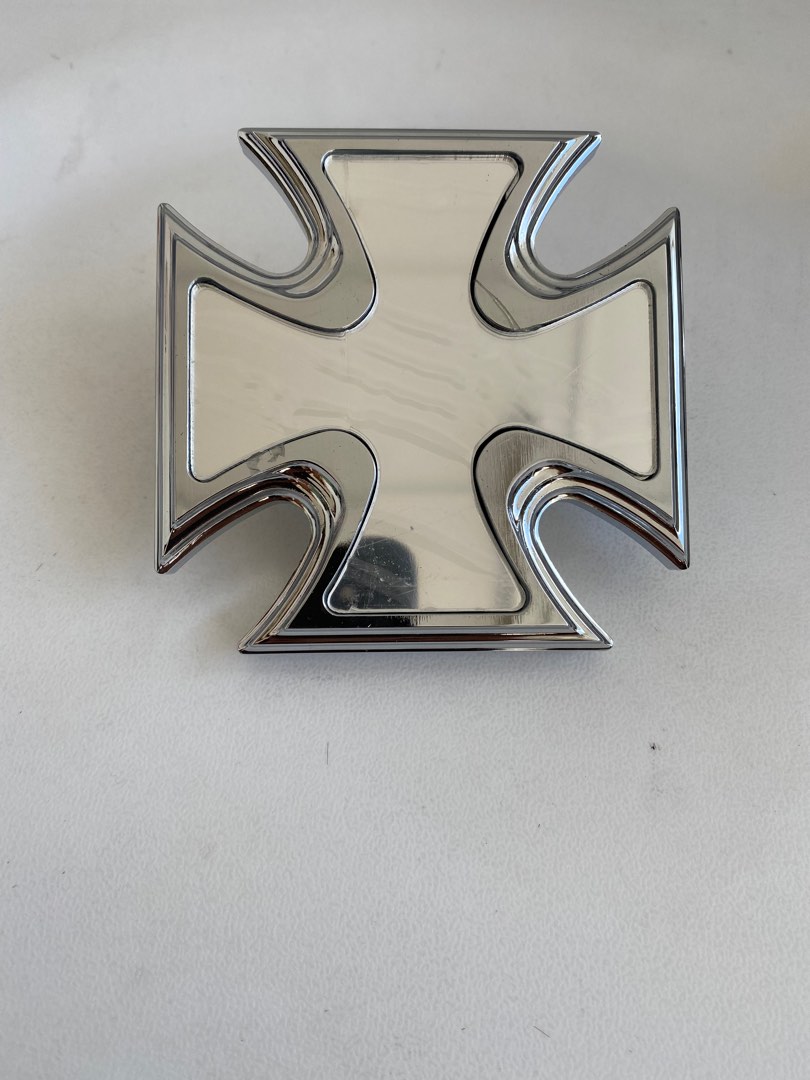 Iron cross side mirror. Vintage look chopper bobber, Motorbikes on ...