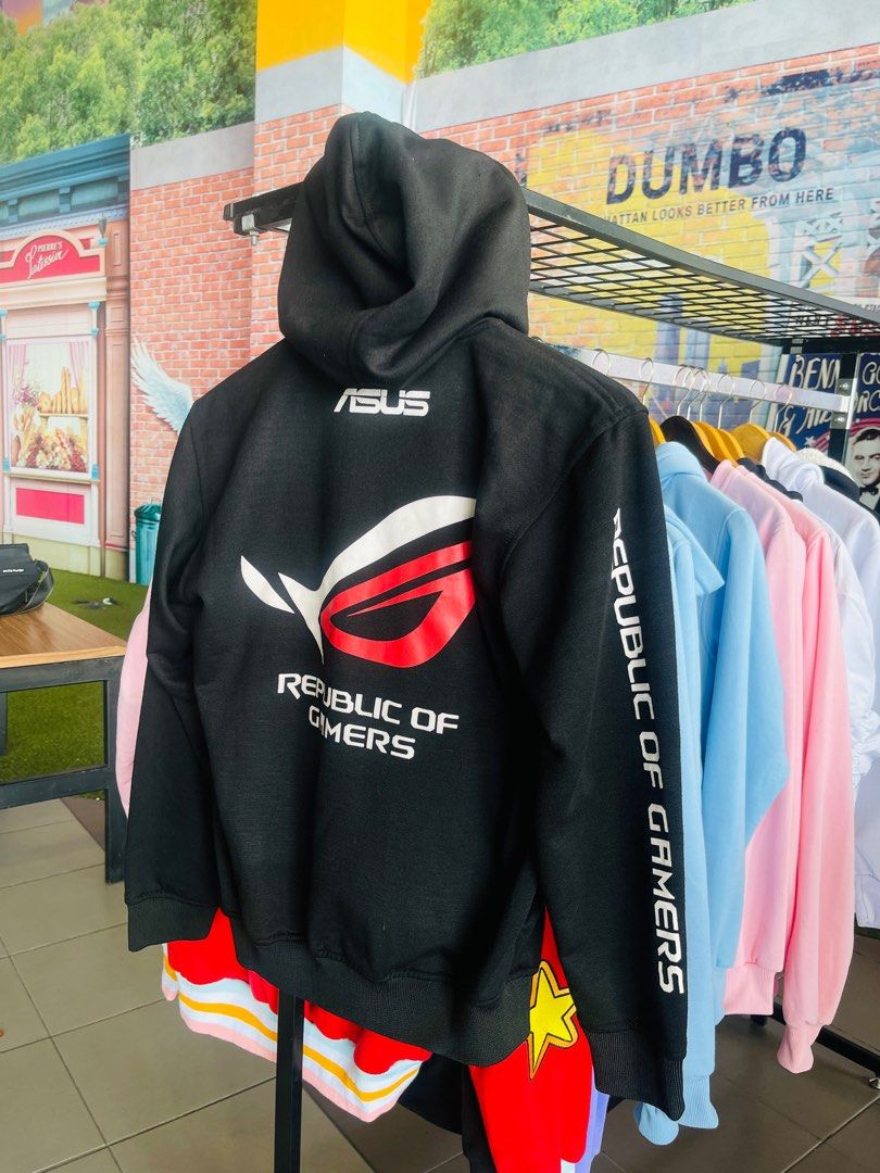 Jaket gaming Asus rog size M, Fesyen Pria, Pakaian , Baju Luaran di ...