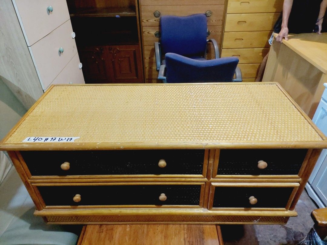 Japan Rattan TV Rack, Furniture & Home Living, Furniture, Shelves ...