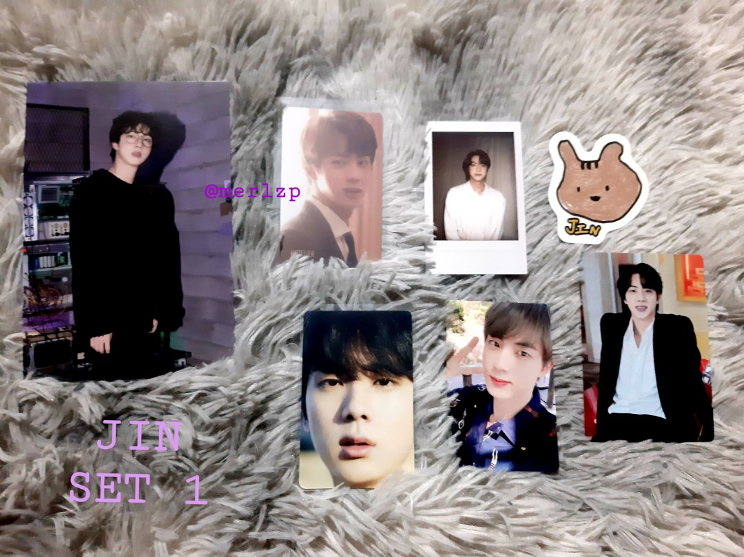 JIN PHOTOCARDS SET, Hobbies & Toys, Memorabilia & Collectibles, K-Wave ...