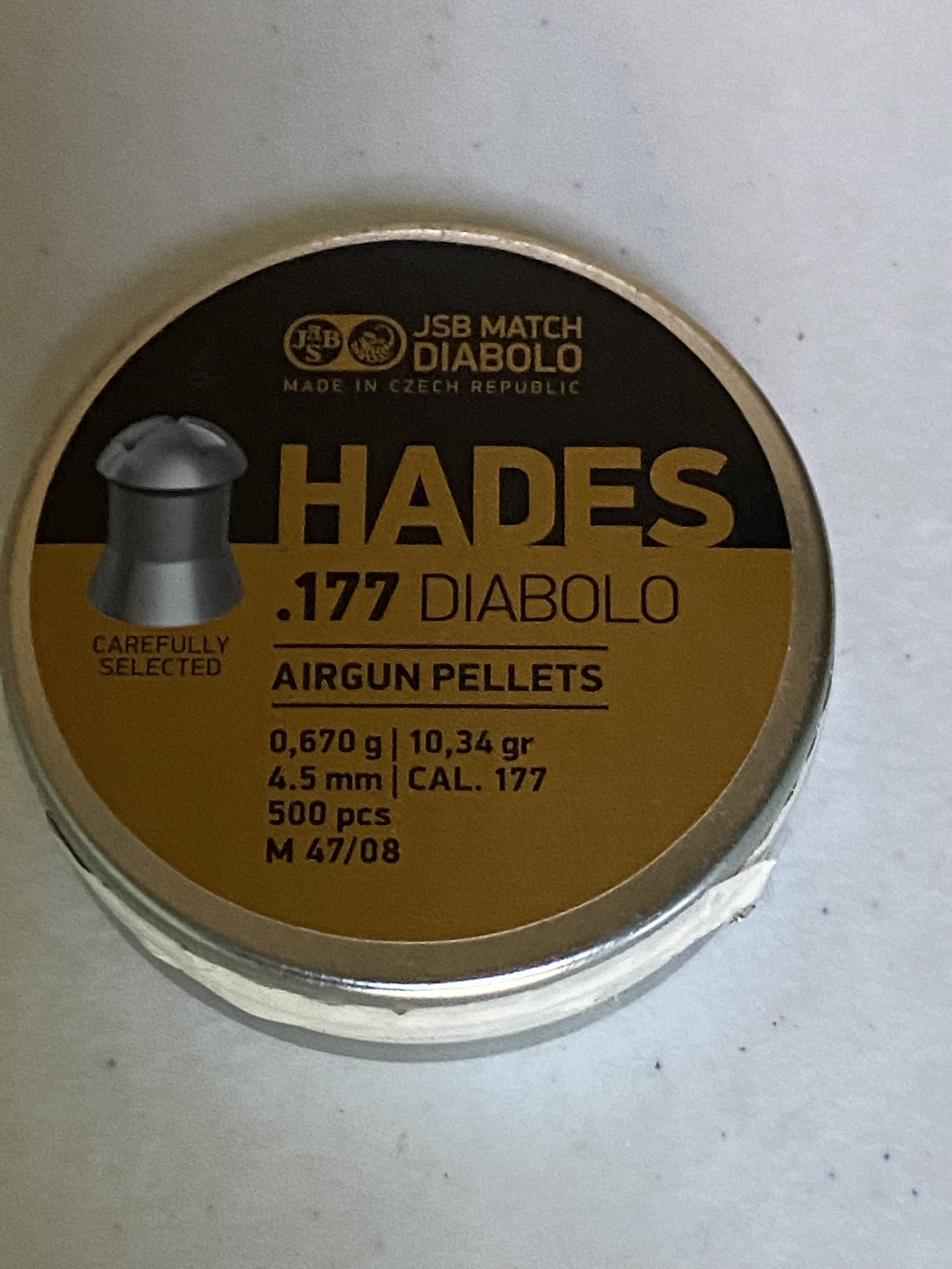JSB Hades Diabolo .177cal Pellet Airgun PCP CO2, Sports Equipment ...